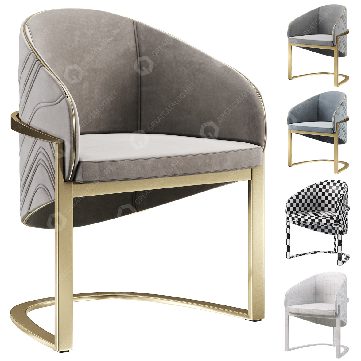 Armchair Visionnaire Cloud 3D model - GreatCatalog 27188