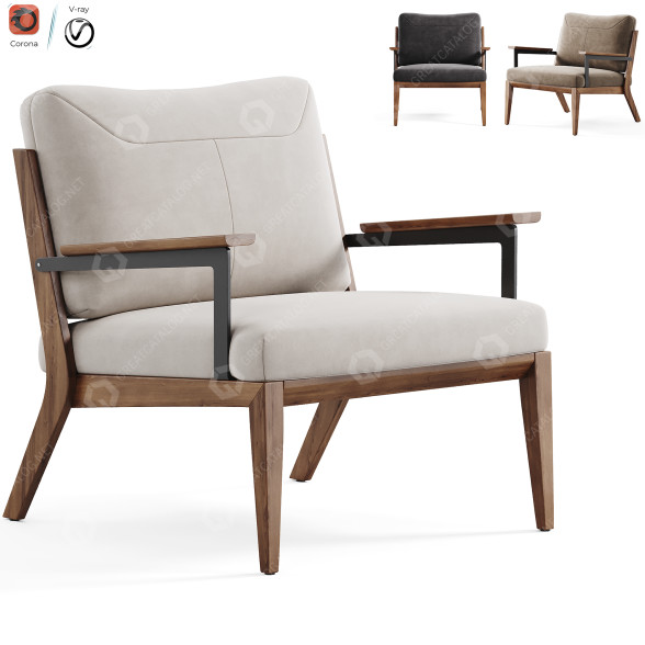 Armchair Saloni Mobilya Ege 3D model - GreatCatalog 27357