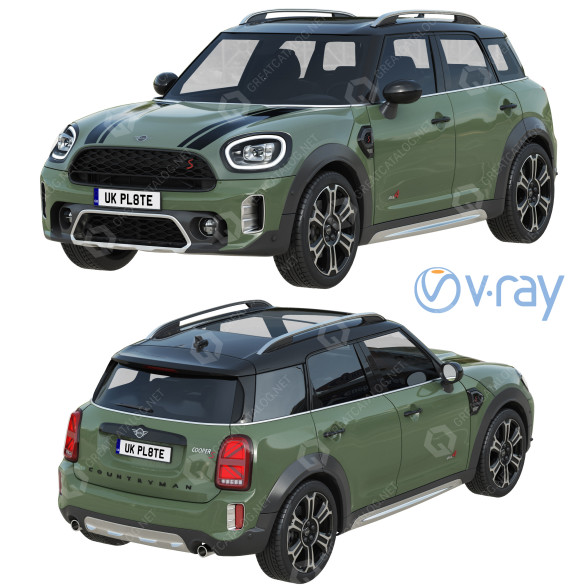 Car BMW Mini Countryman S 3D model - GreatCatalog 27396