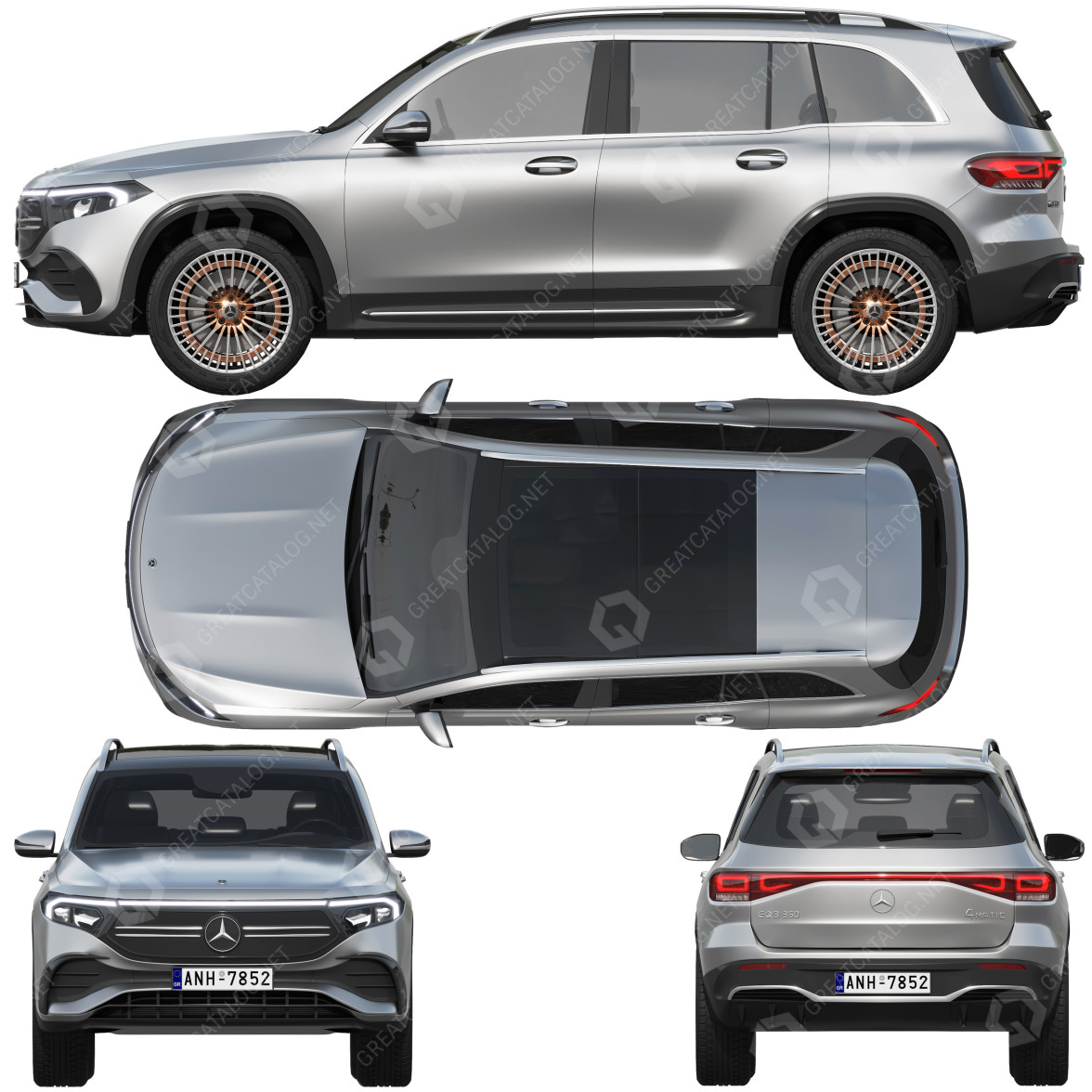 Car Mercedes-Benz EQB 3D model - GreatCatalog 27417