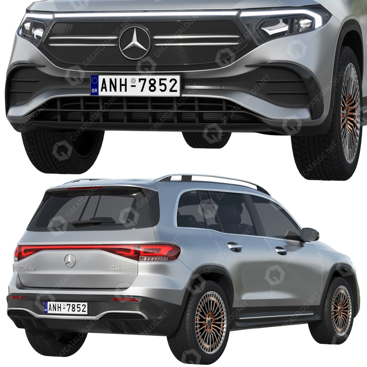 Car Mercedes-Benz EQB 3D model - GreatCatalog 27417