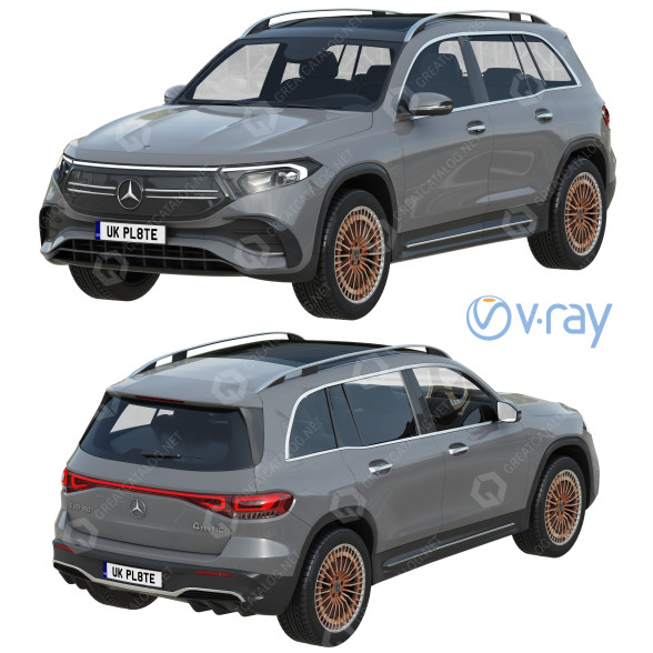 Car Mercedes-Benz EQB 3D model - GreatCatalog 27417