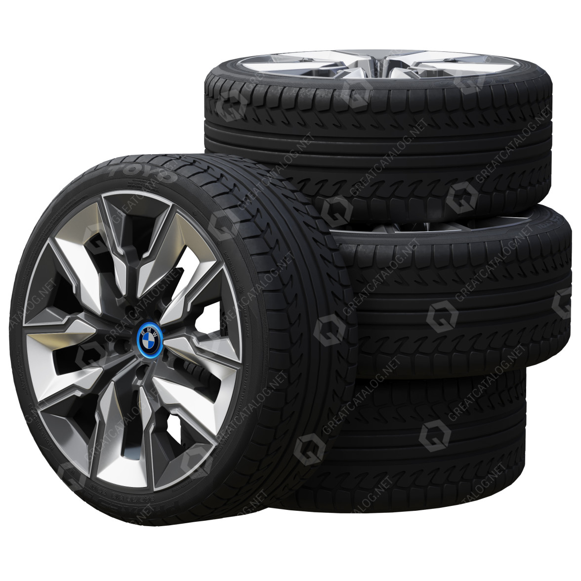 Wheels BMW Tires 12 3D model - GreatCatalog 27437