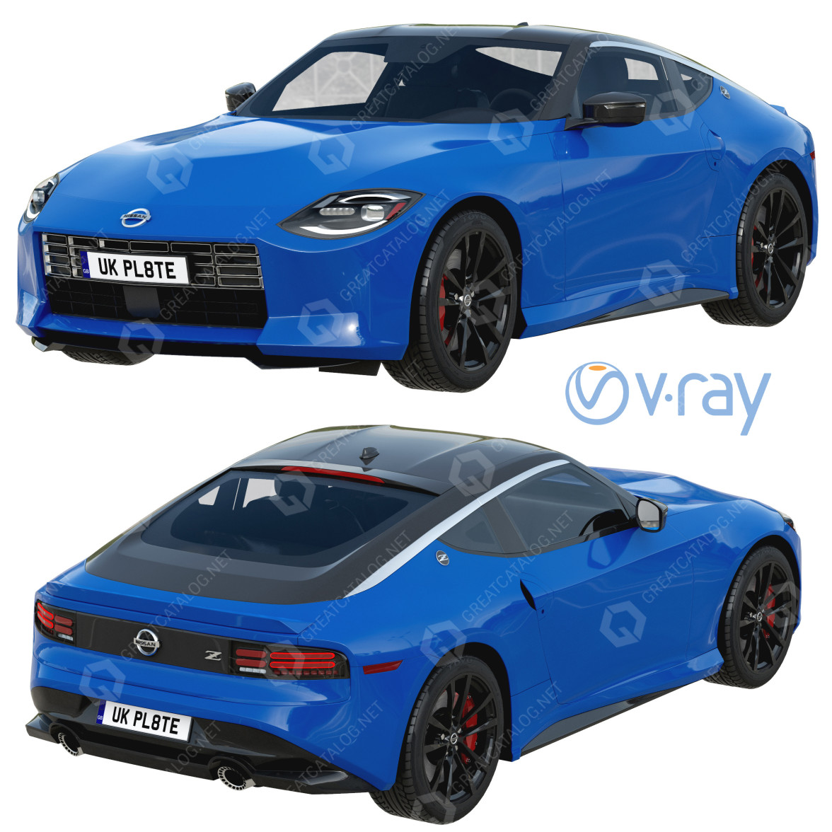 Car Nissan Z 3D model・Download 3D models・Great Catalog - GreatCatalog 27438