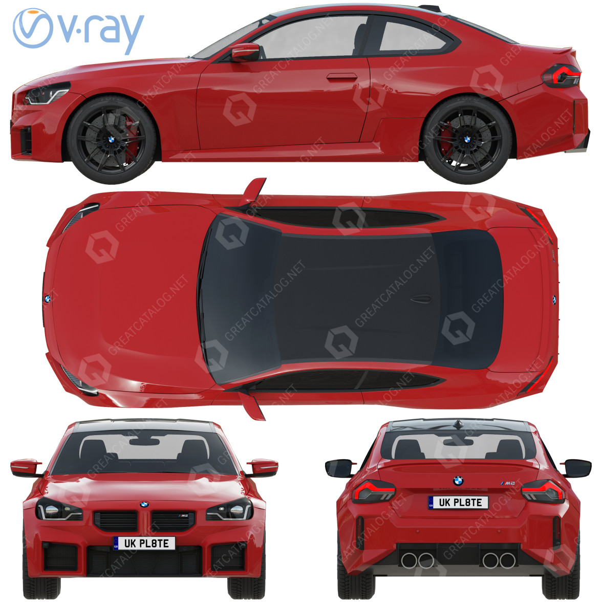 Car BMW M2 3D model・Download 3D models・Great Catalog - GreatCatalog 27467