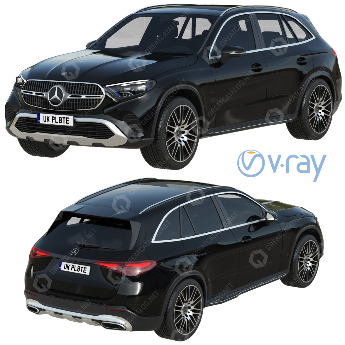 Car Mercedes-Benz GLC 3D model - GreatCatalog 27508