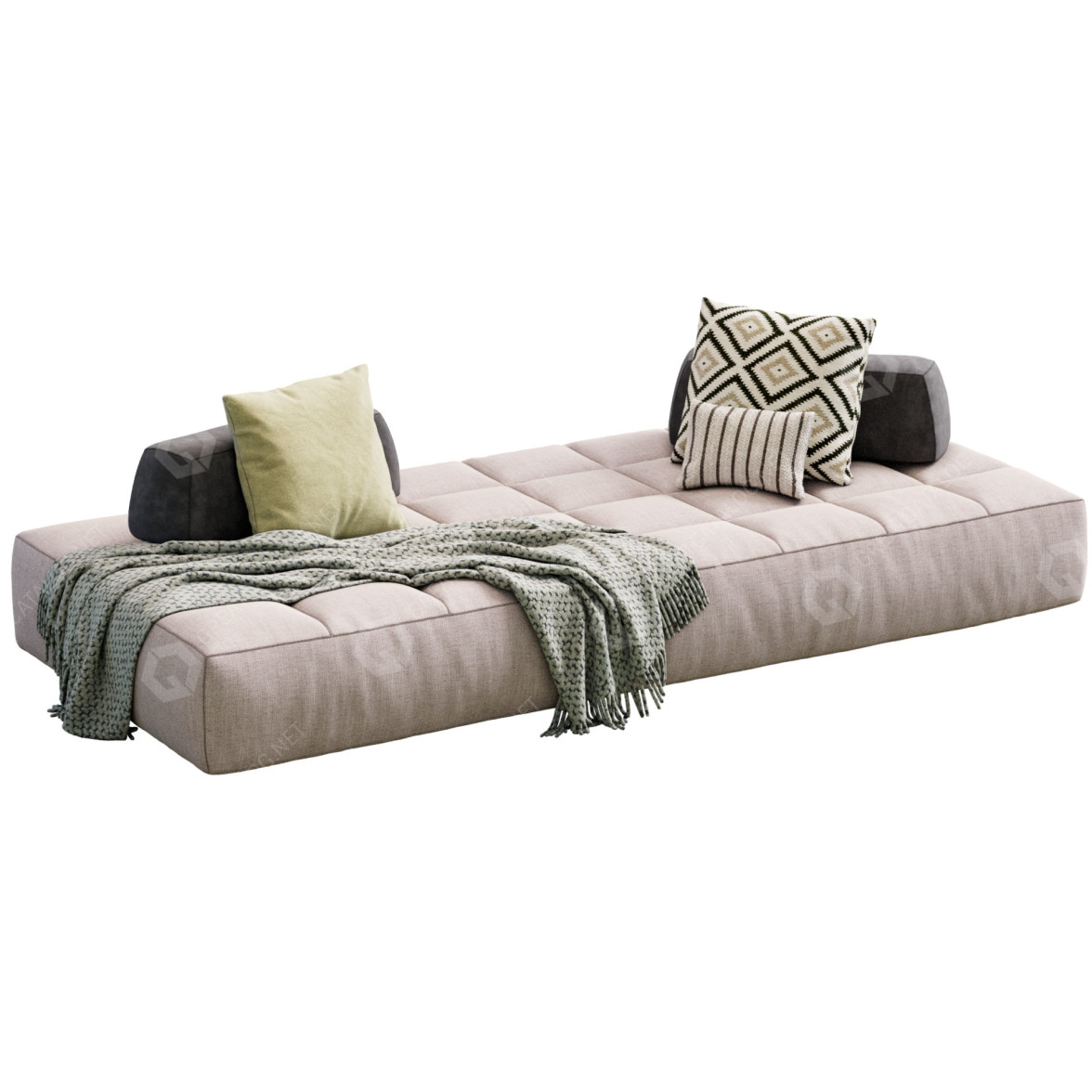 Sofa Flou Softbench 3D model - GreatCatalog 27528