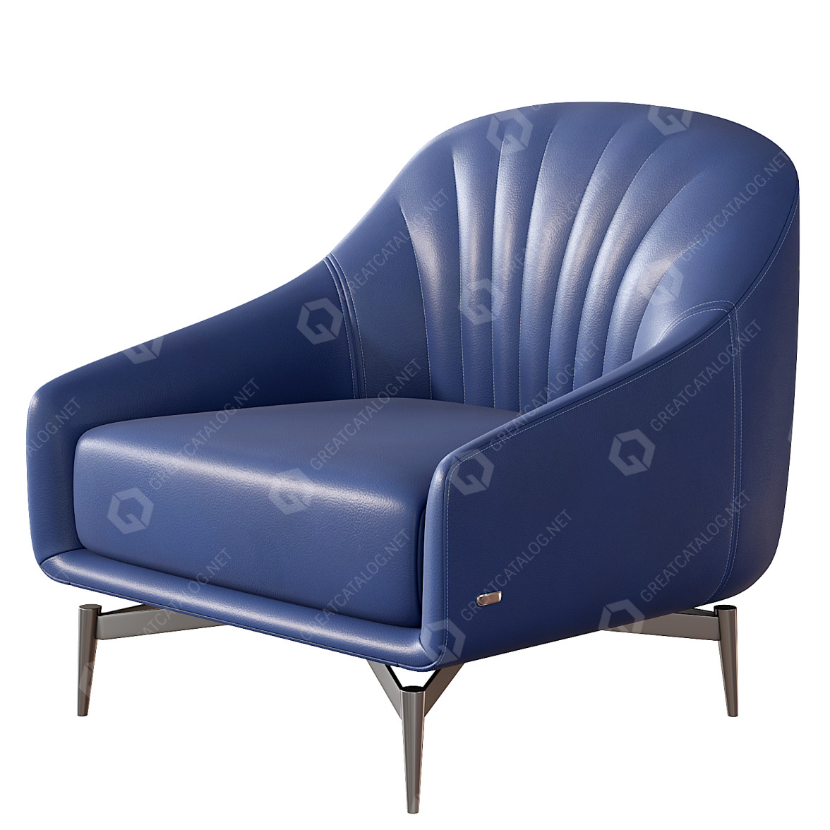 Кресло Natuzzi Editions C014 Felicita 3D модель - GreatCatalog 27583