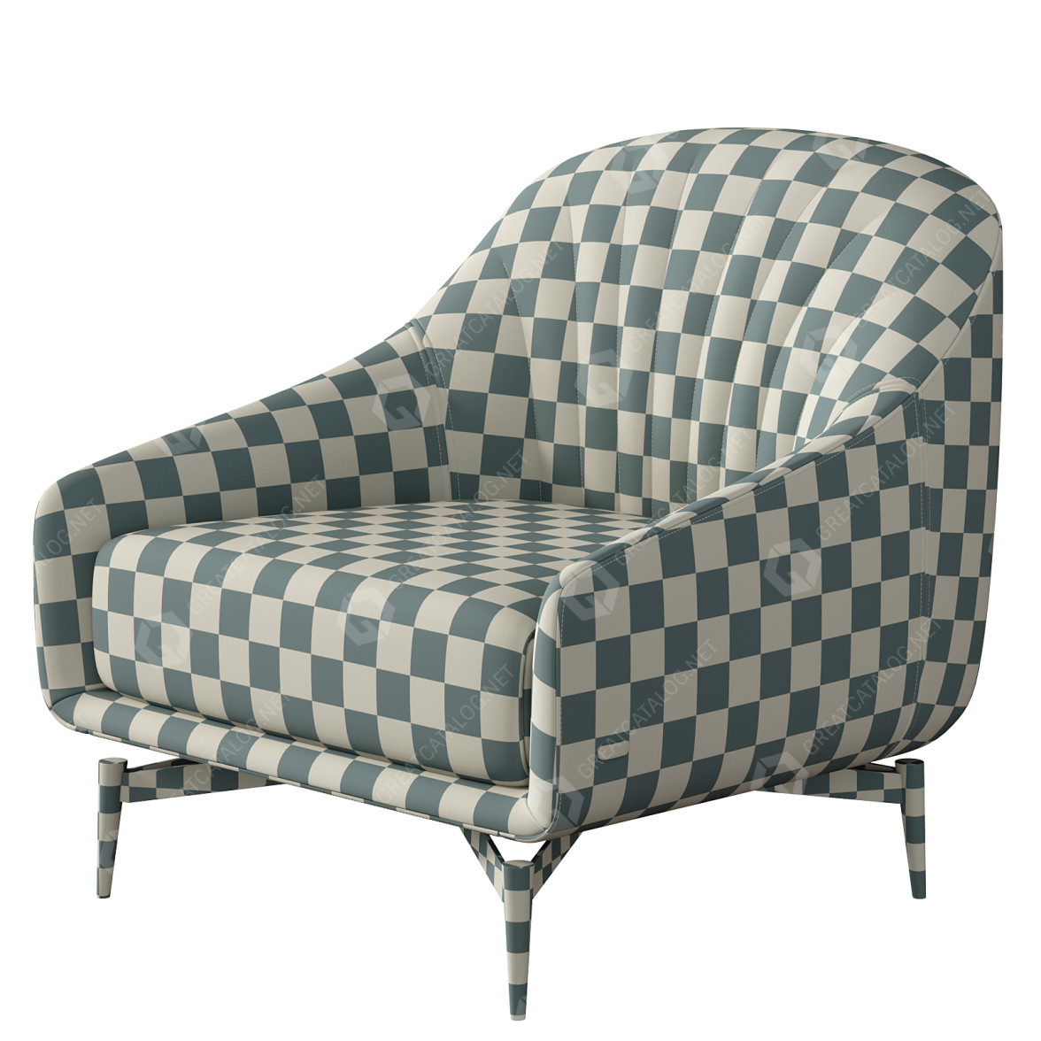 Кресло Natuzzi Editions C014 Felicita 3D модель - GreatCatalog 27583