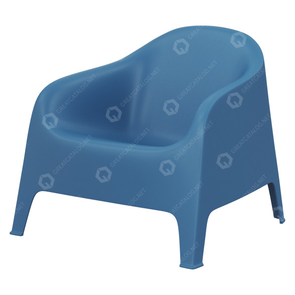 Armchair IKEA Skarpo 3D model - GreatCatalog 27716