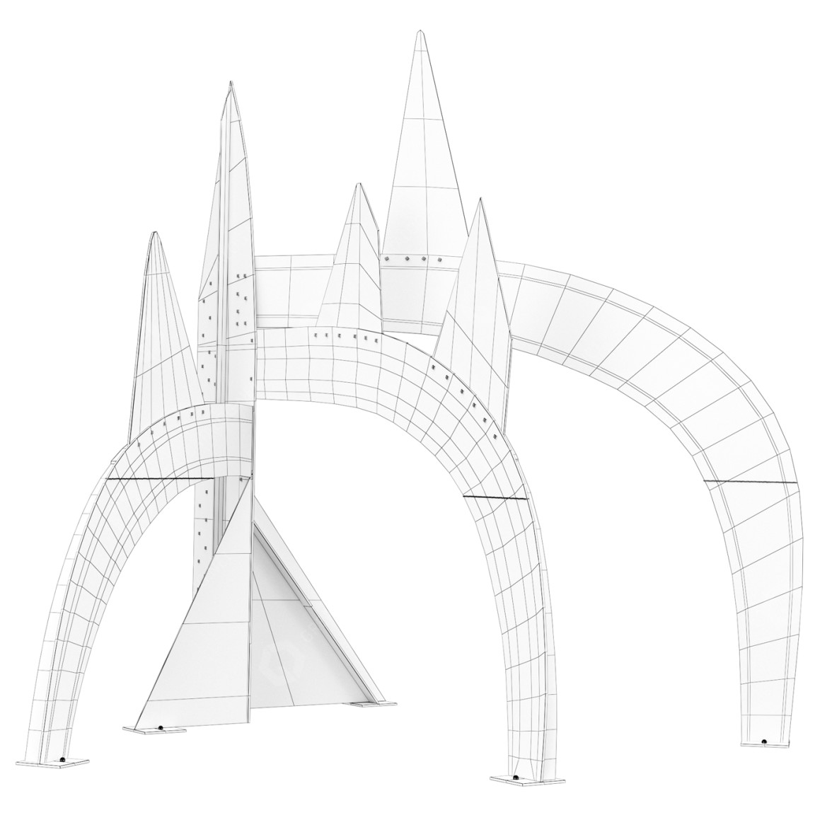 Sculpture Saurien by Alexander Calder 3D model #27782 | GreatCatalog