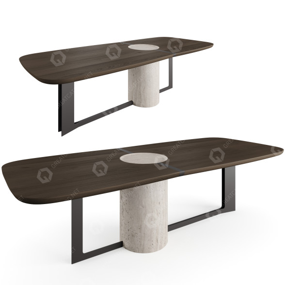 Table ENNE Titano by Maurizio Manzoni 3D model - GreatCatalog 28178