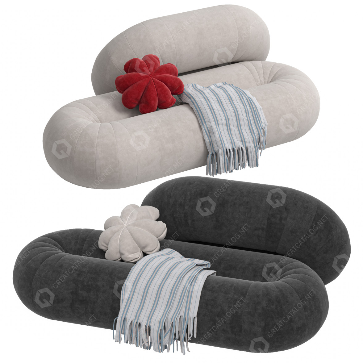 Sofa Sancal Loop Arm 3D model - GreatCatalog 28185