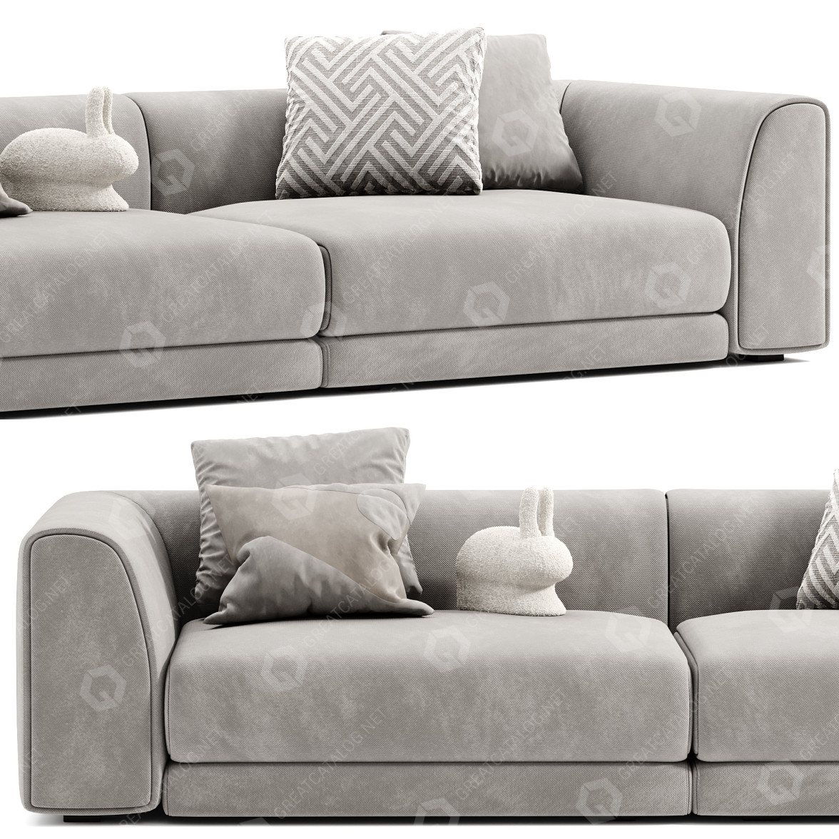 Sofa Baxter Rafael 3D model・Download 3D models・Great Catalog - GreatCatalog 28239