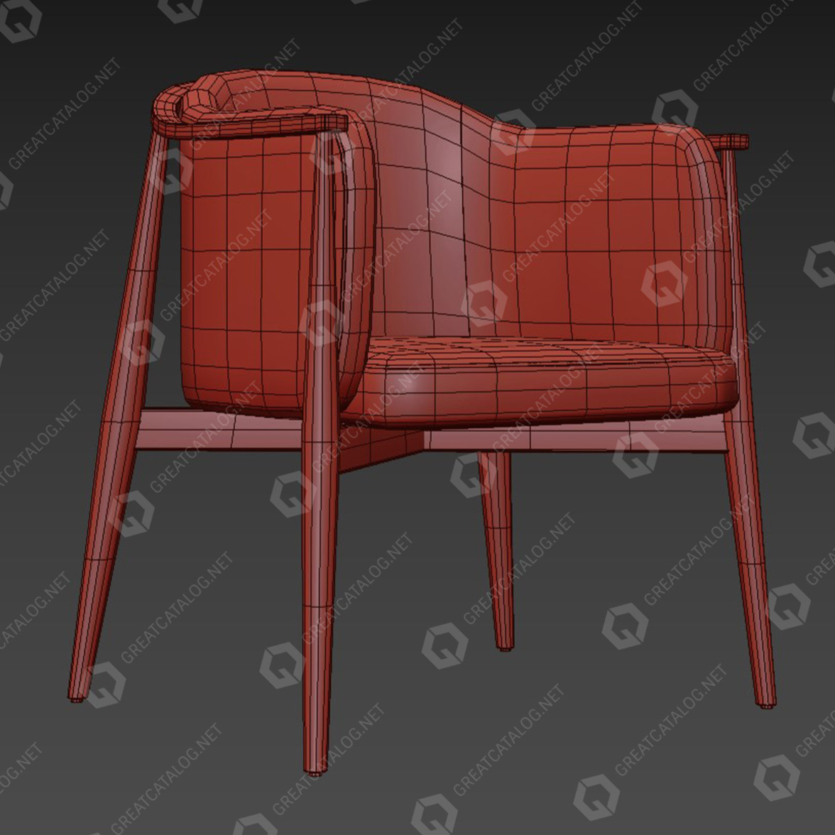 Chair Sandalyeci Arya K 3D model - GreatCatalog 28312
