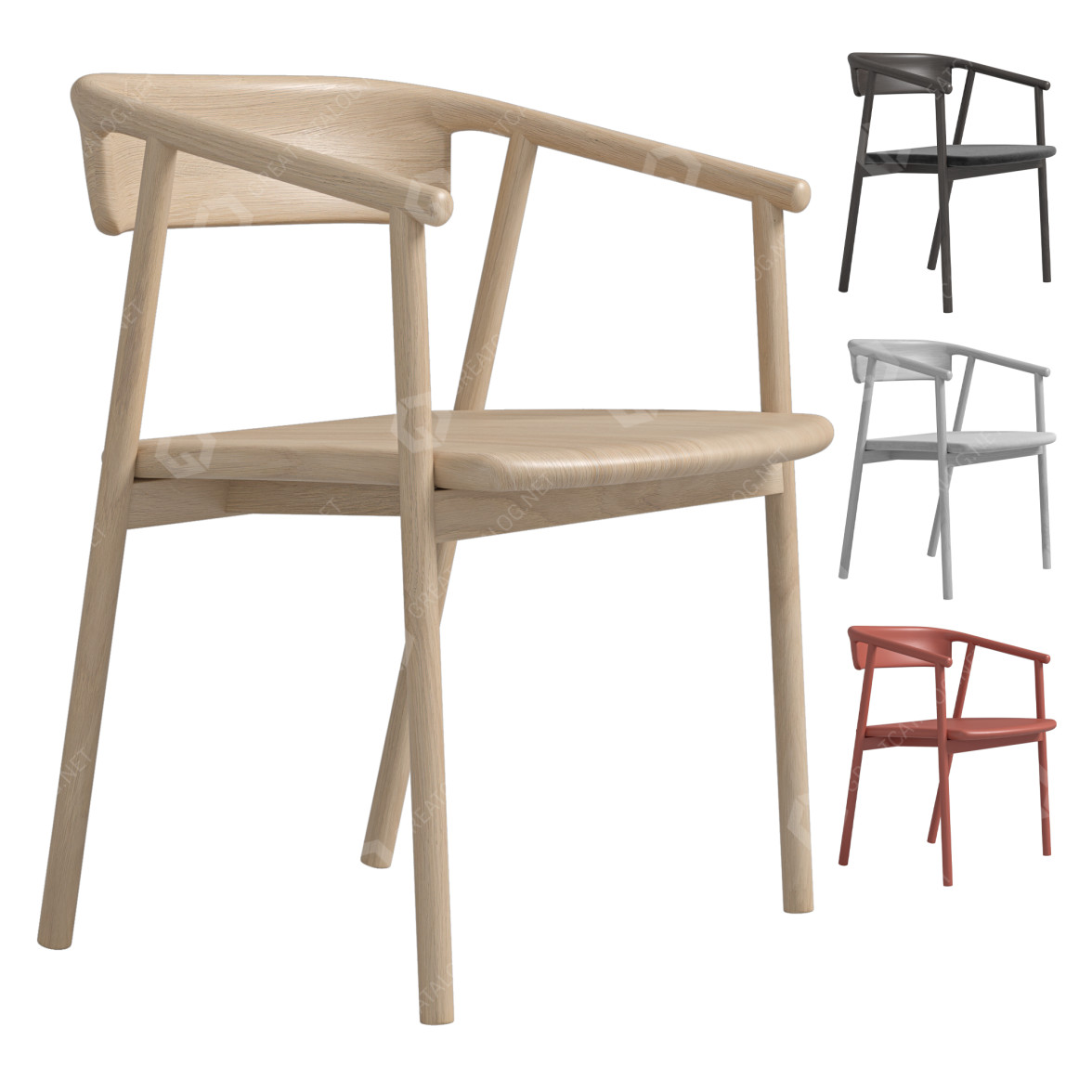 Chair Mattiazzi Leva 3D model - GreatCatalog 28342