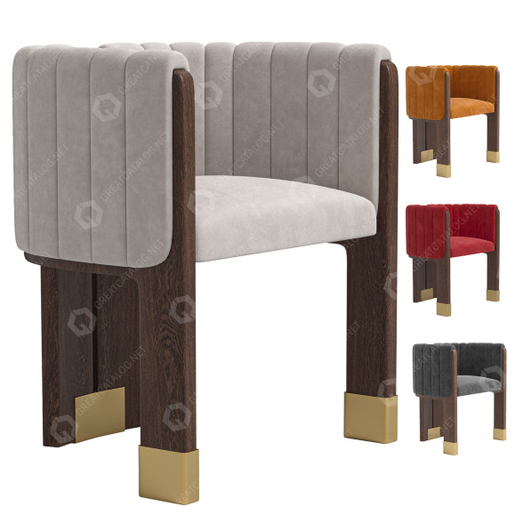 Chair Mezzo Collection Crawford 3D model - GreatCatalog 28406