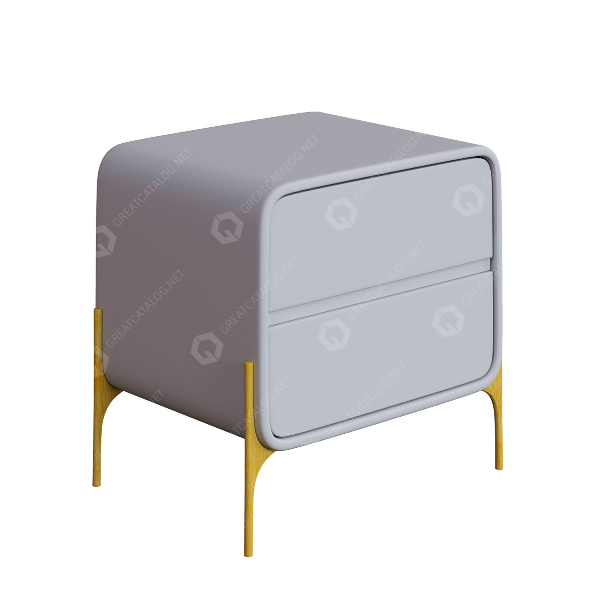 Bedside Table Modern 3D model・Download 3D models
