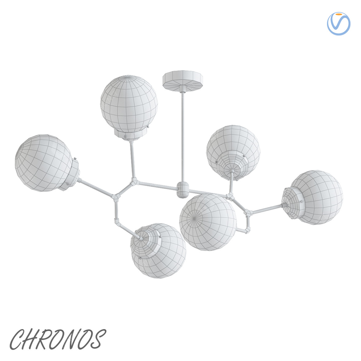 Chandelier Chronos 3D model・Download 3D models・Great Catalog ...