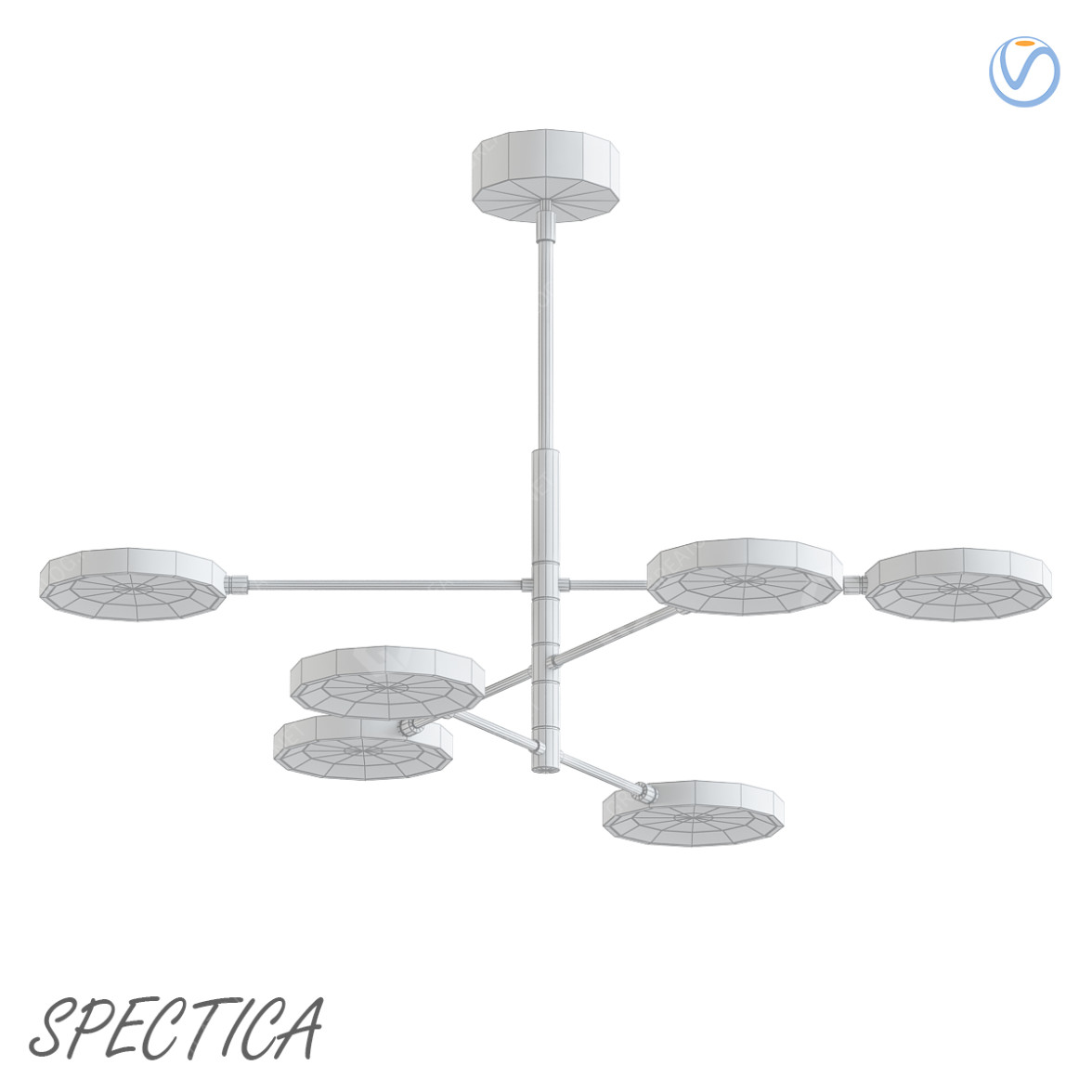 Chandelier Tech Lighting Spectica 3D model - GreatCatalog 29068
