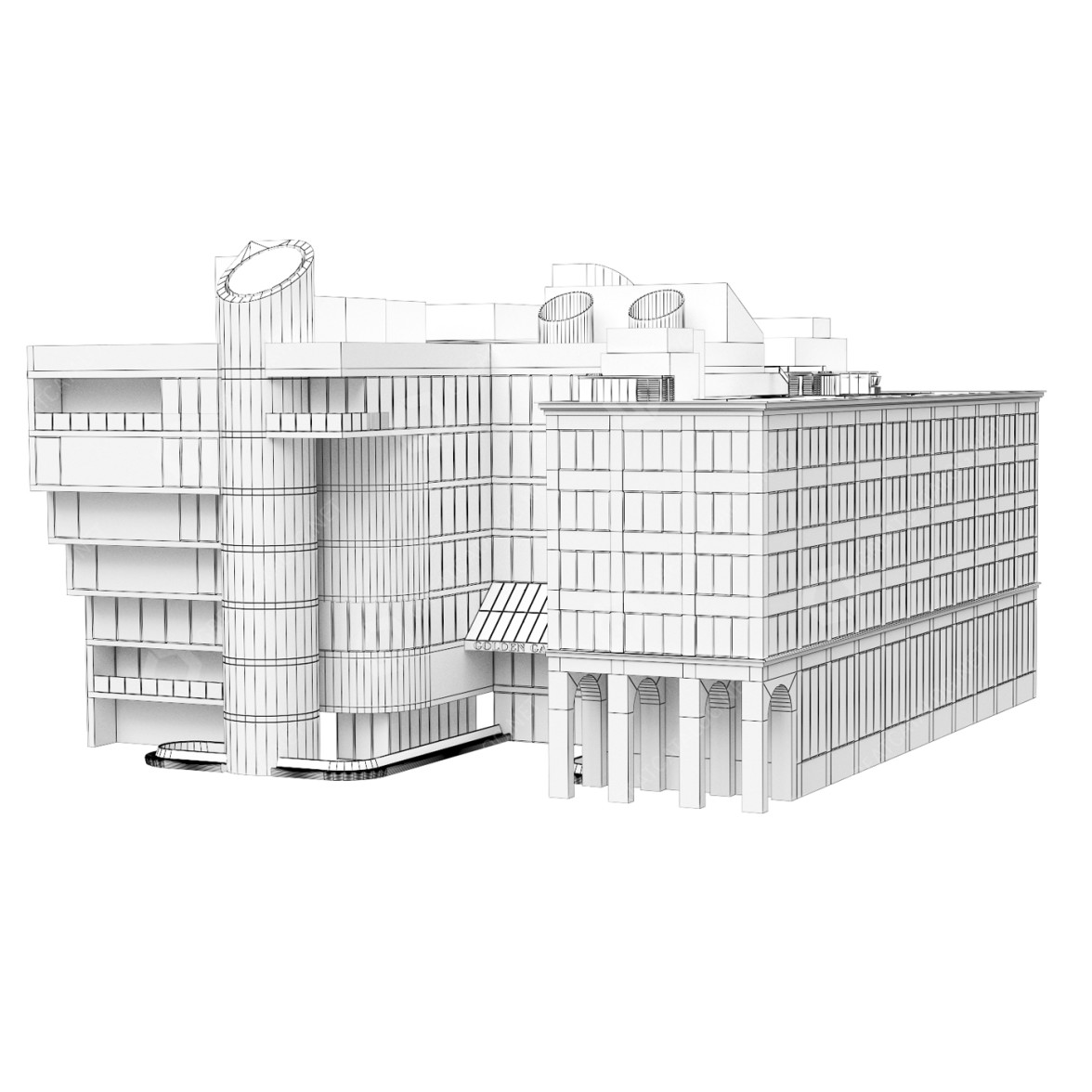 Building 536 Mission Street San Francisco USA 3D model