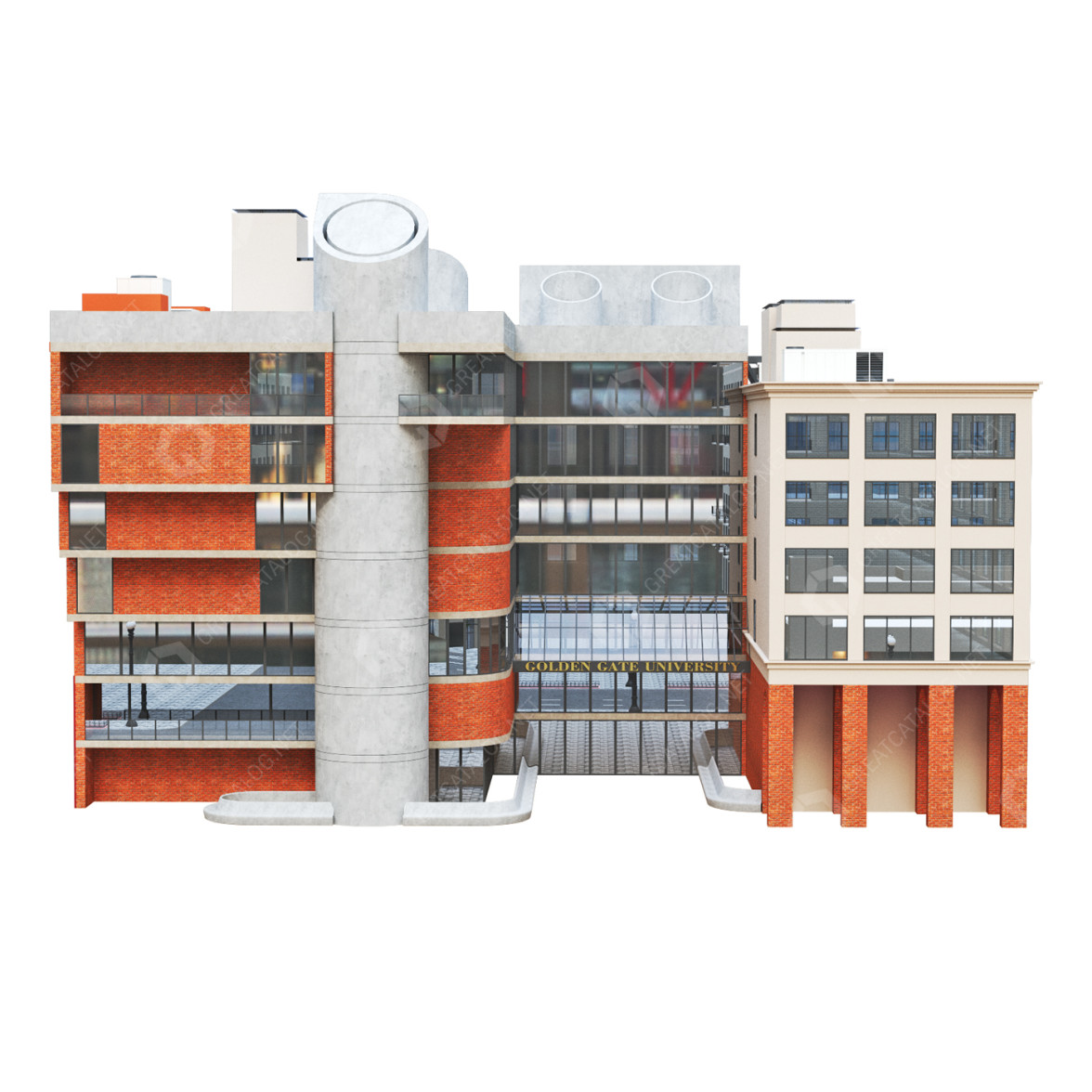 Building 536 Mission Street San Francisco USA 3D model - GreatCatalog 29076