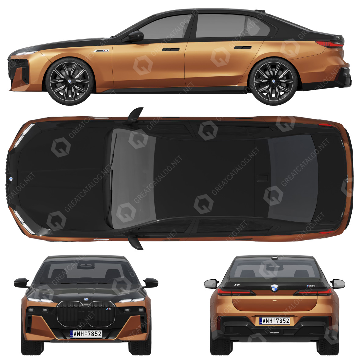 Car BMW i7 M70 3D model・Download 3D models・Great Catalog - GreatCatalog ...