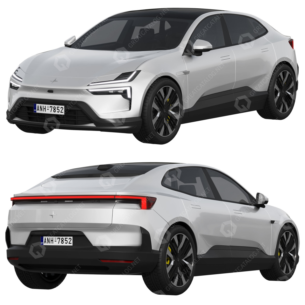 Car Volvo Polestar 4 3D model - GreatCatalog 29214