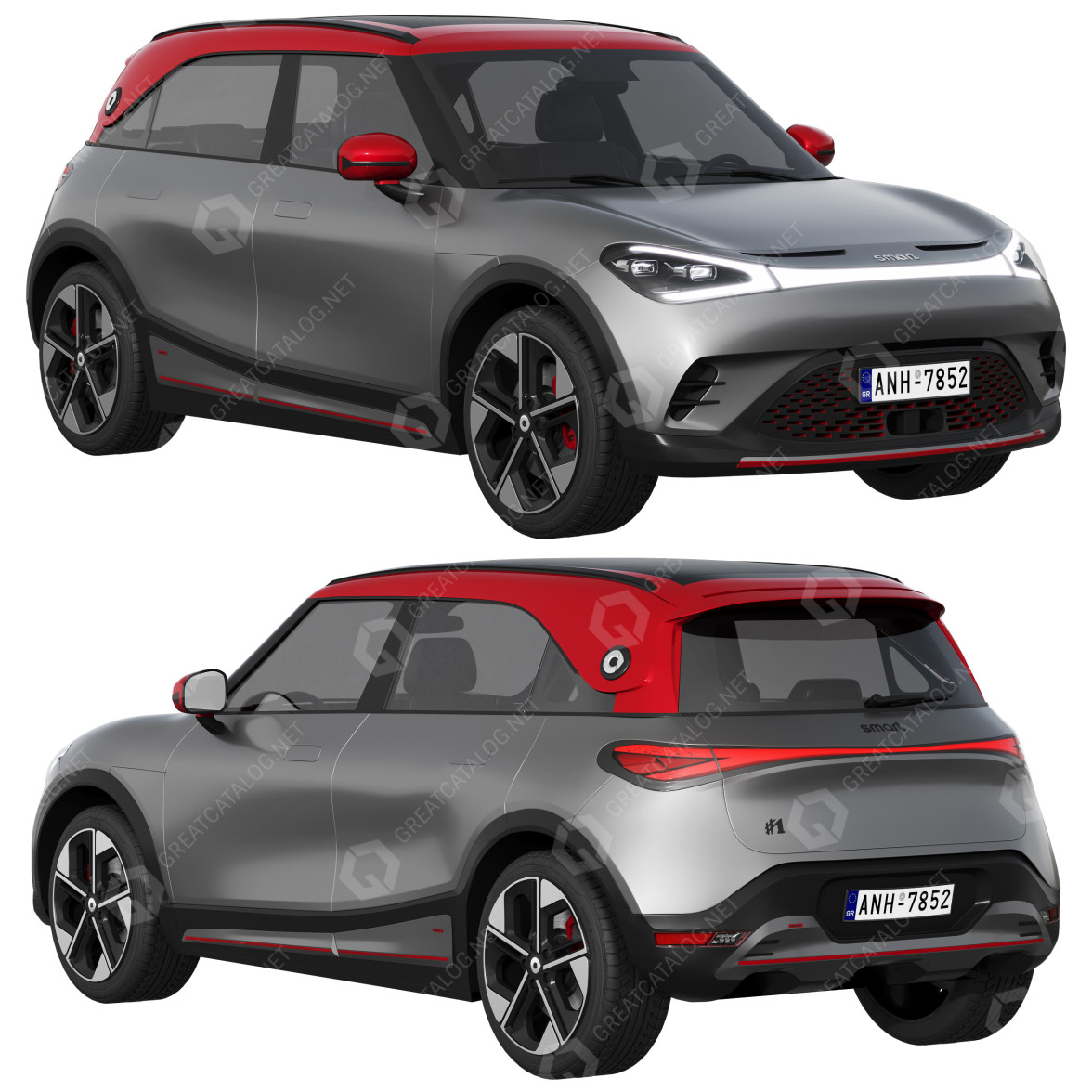 Car Mercedes-Benz Smart 1 Brabus 3D model - GreatCatalog 29237