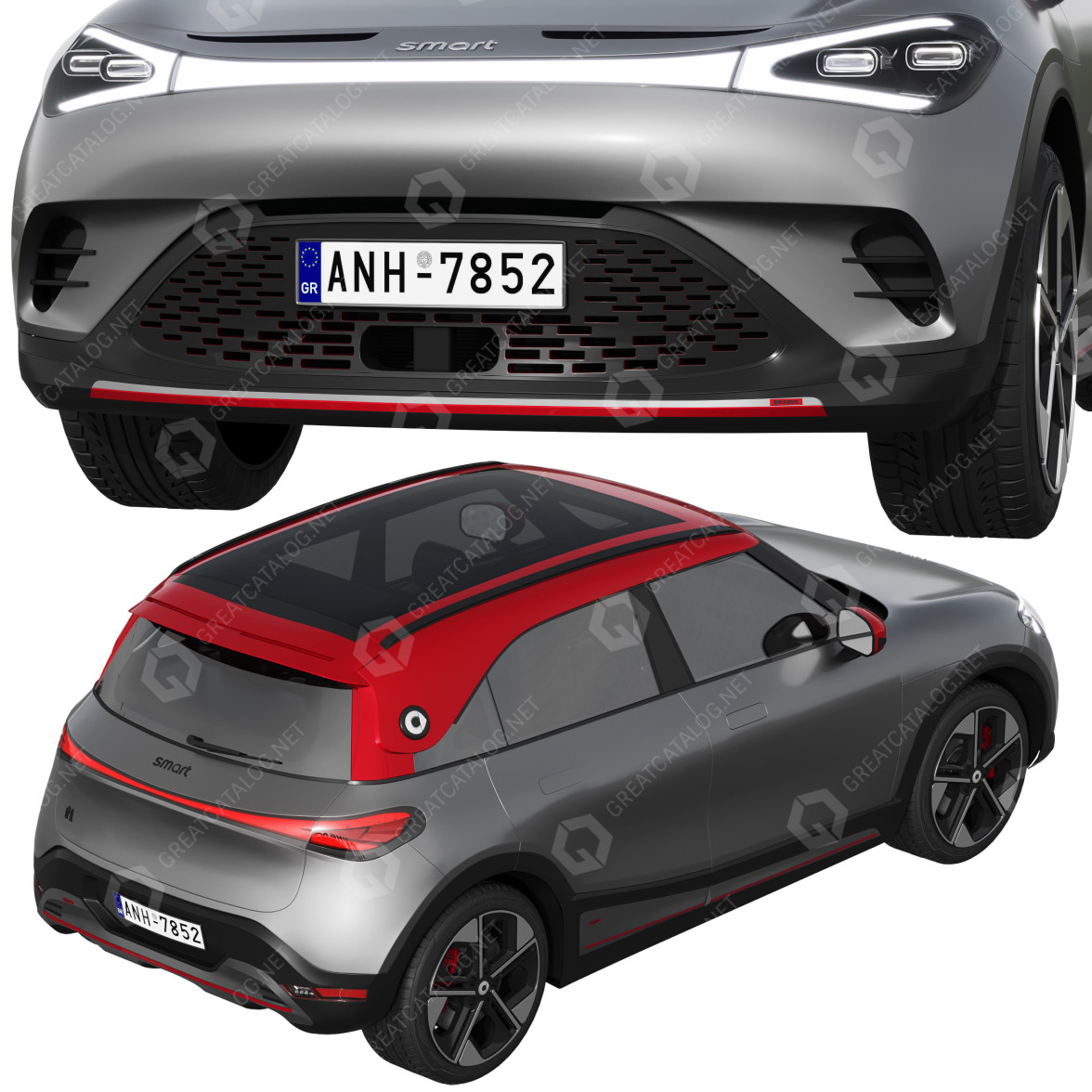 Car Mercedes-Benz Smart 1 Brabus 3D model - GreatCatalog 29237