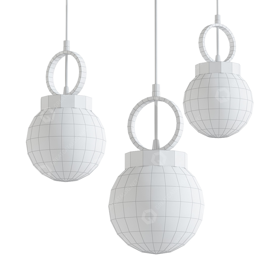 Pendant Lamp Ball Pendulum 3D model - GreatCatalog 29494