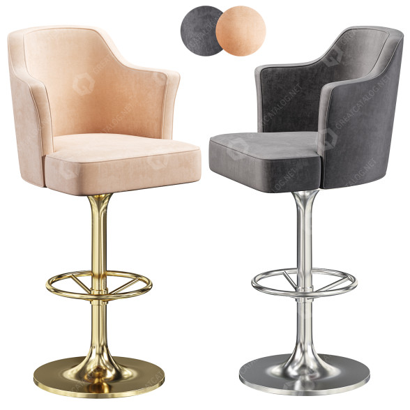 Bar Stool Mezzo Collection Beth 3D model #29522 | GreatCatalog