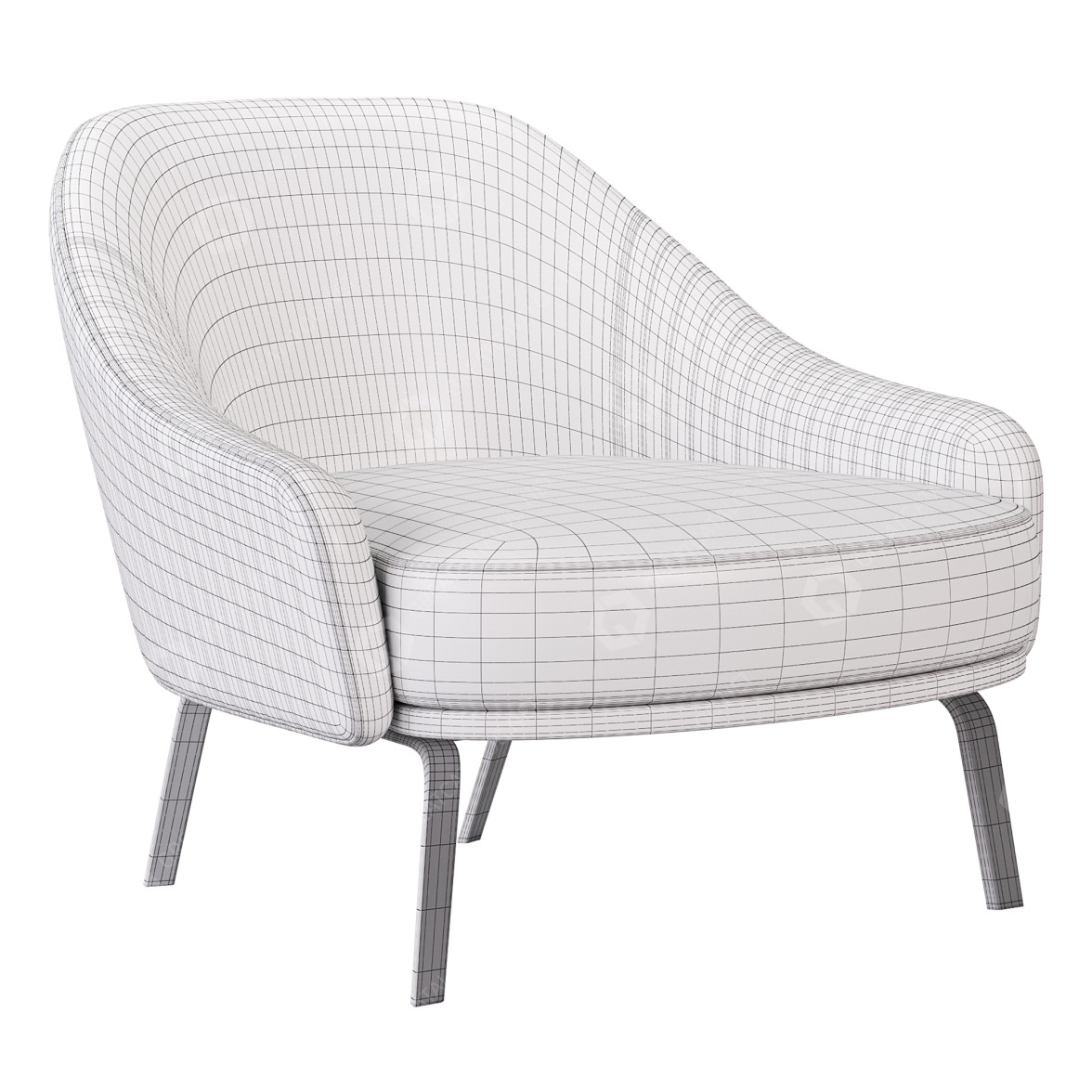 Armchair Visionnaire Whitney 3D model - GreatCatalog 29560