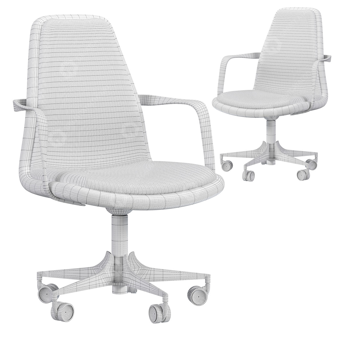 Office Chair Visionnaire Volver 3D model - GreatCatalog 29564