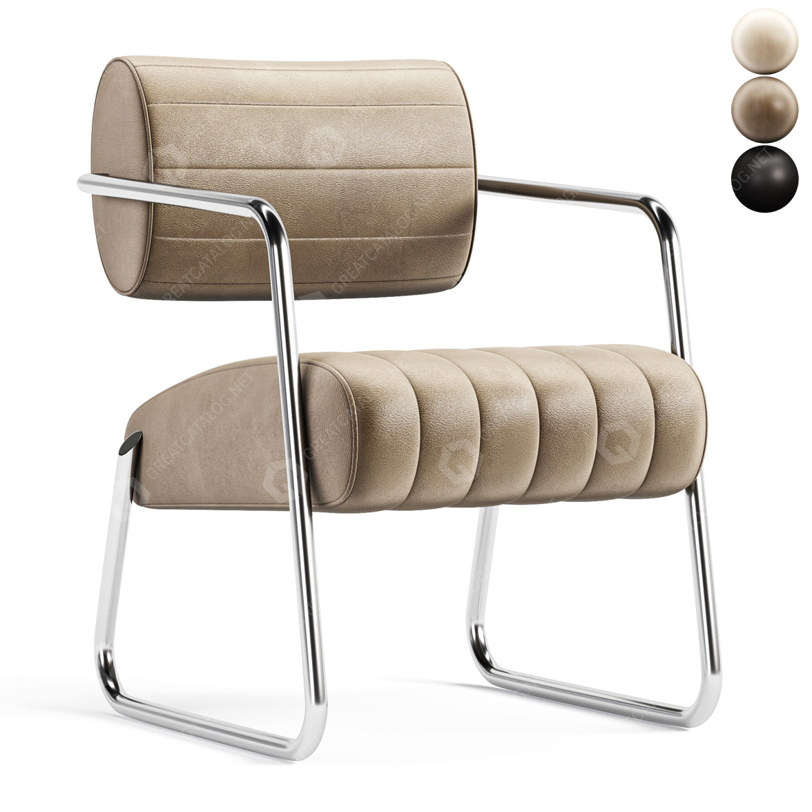 Armchair ClassiCon Bonaparte 3D model・Download 3D models