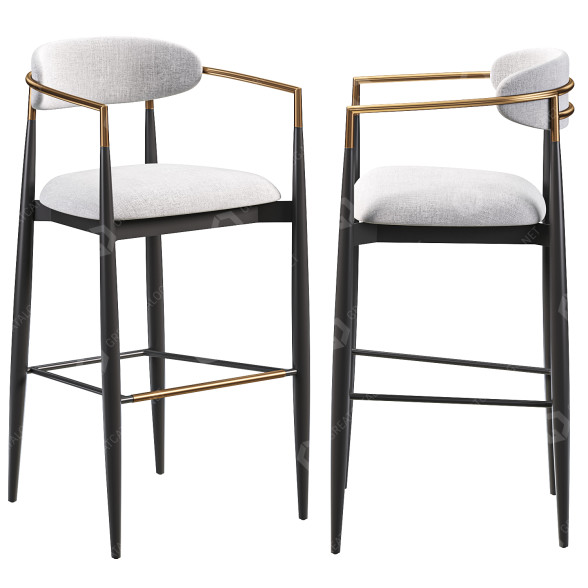Bar Stool Arhaus Jagger 3D model - GreatCatalog 29578
