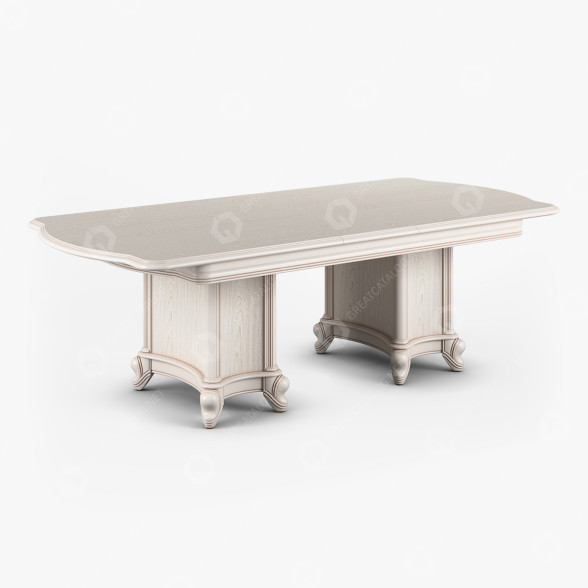 Table Carpenter Extensible Dining 3D model - GreatCatalog 2324