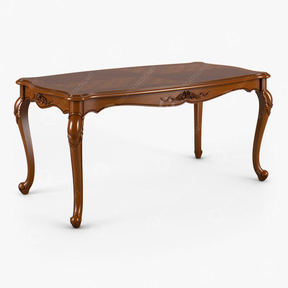 Table Carpenter Long Dining 3D model - GreatCatalog 2335