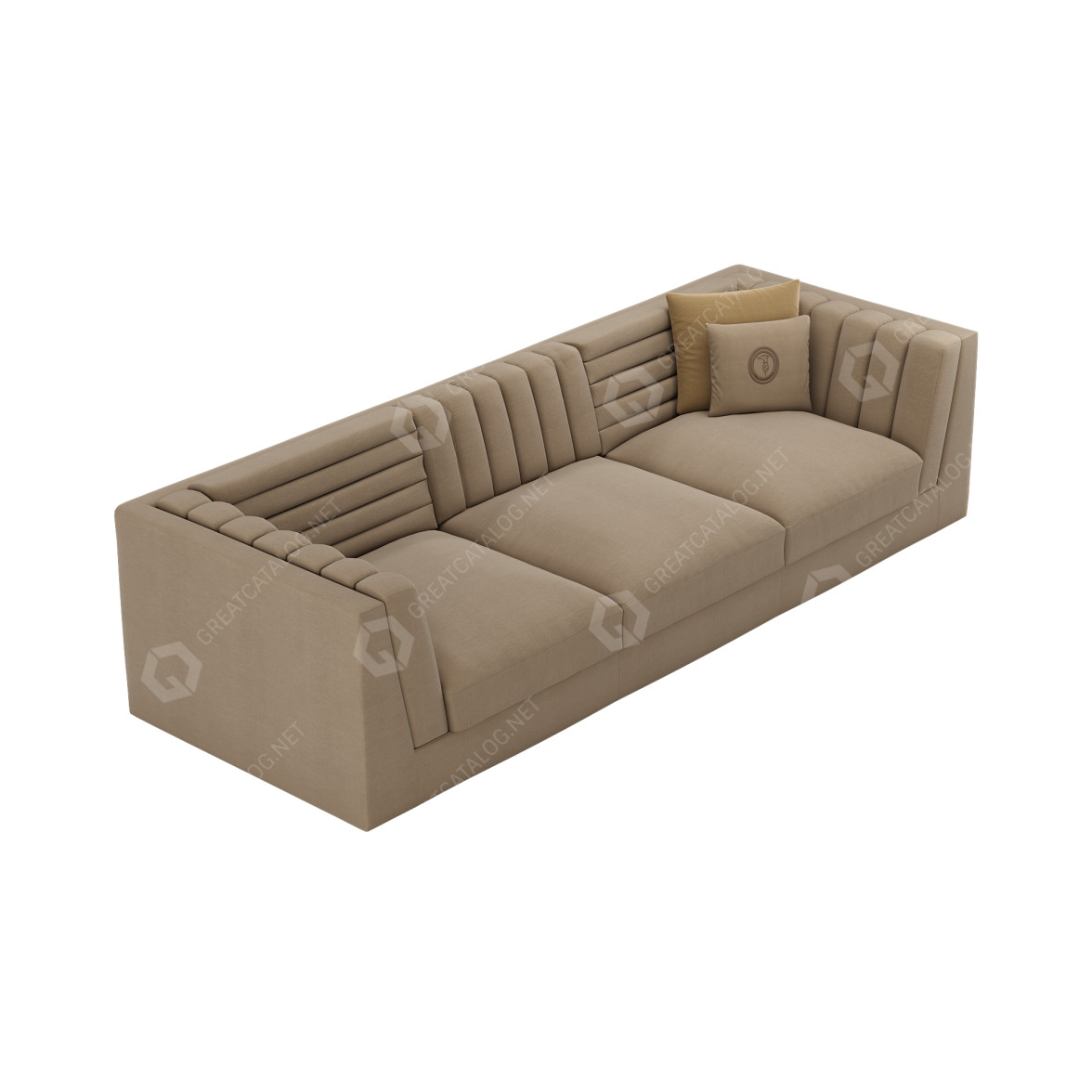 Sofa Luxury Living Group Relief 3D model - GreatCatalog 2962
