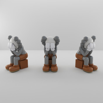 Kaws 3D models for Download - 🔥free & paid version⭐