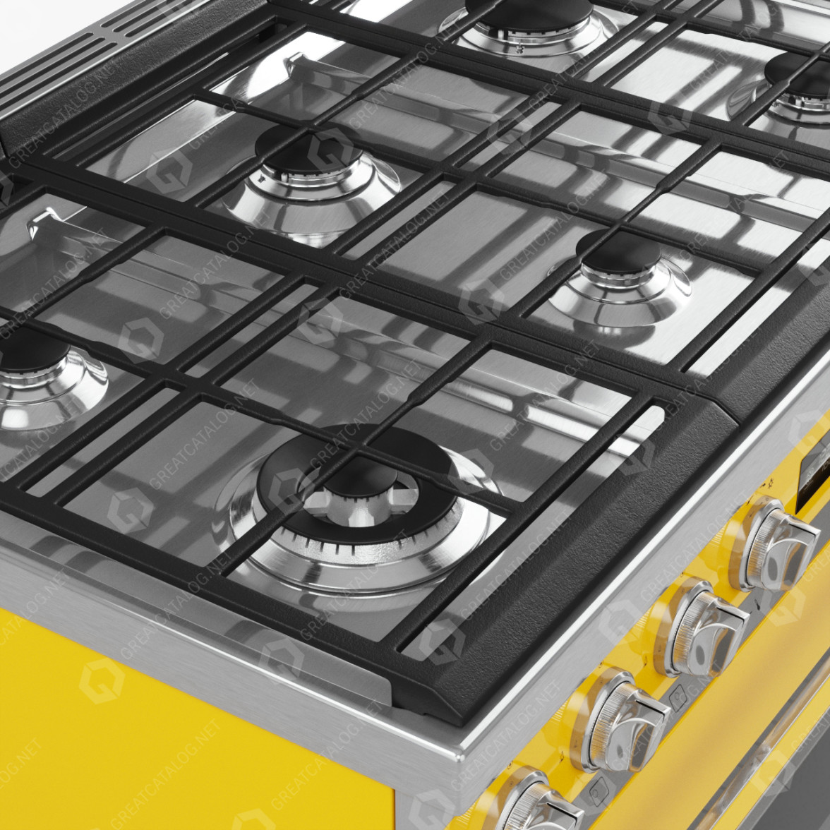 Stoves Smeg CPF9GM 3D model・Download 3D models・Great Catalog ...