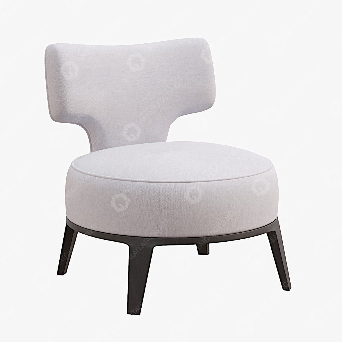 Armchair Flexform Drop 3D model - GreatCatalog 29808