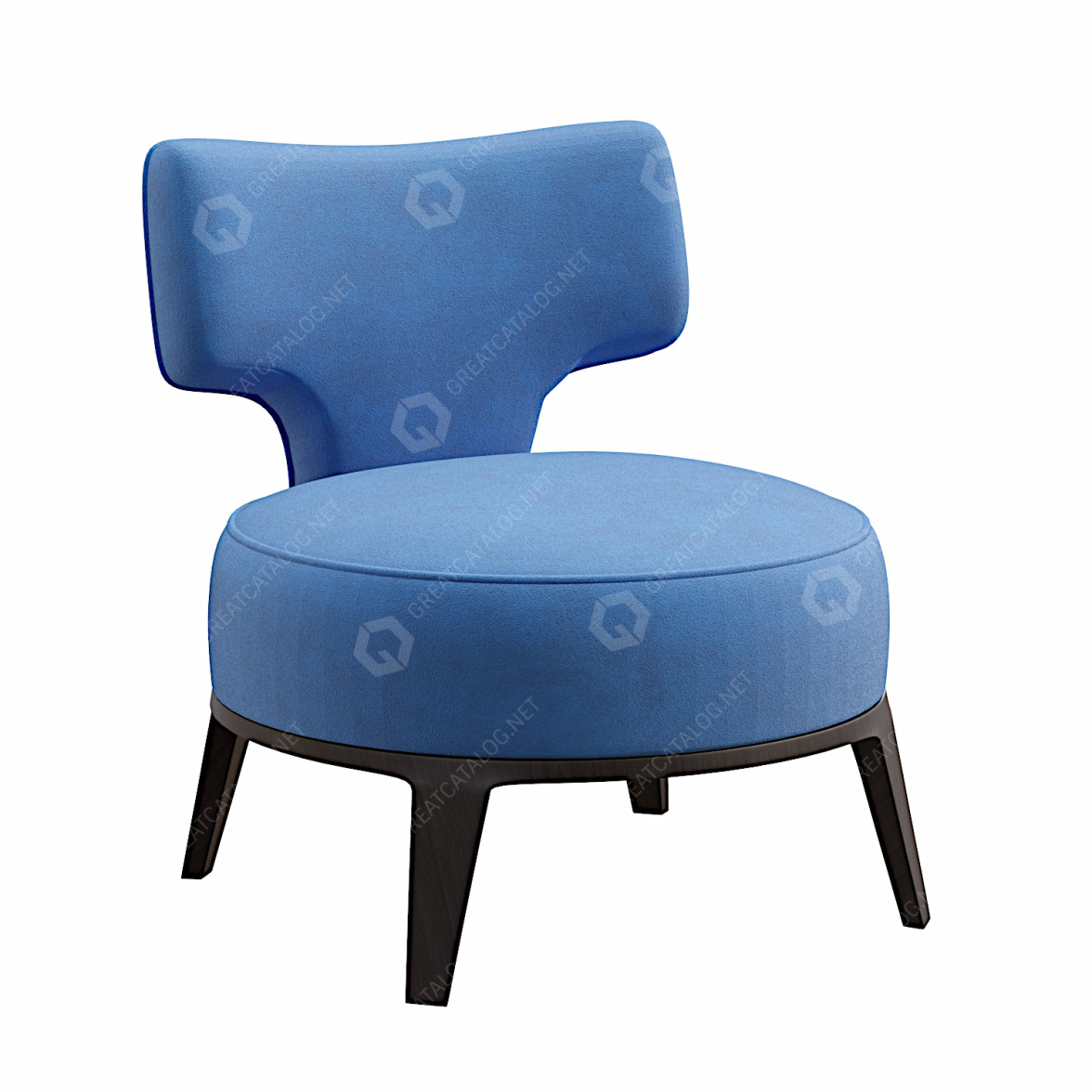 Armchair Flexform Drop 3D model - GreatCatalog 29808