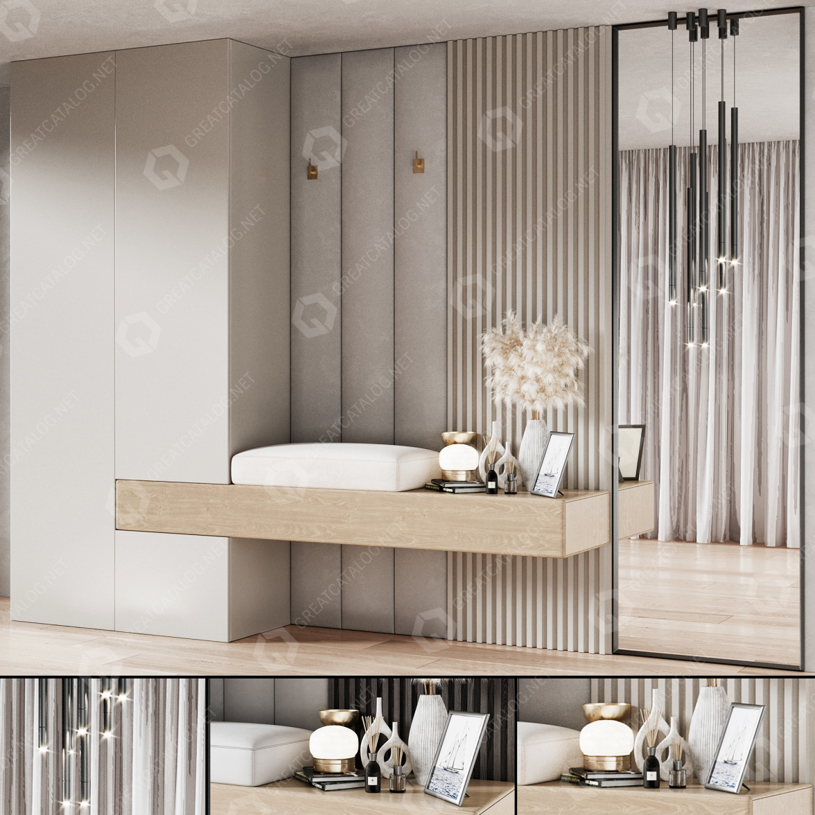 Hallway Set 6 3D model・Download 3D models・Great Catalog - GreatCatalog ...