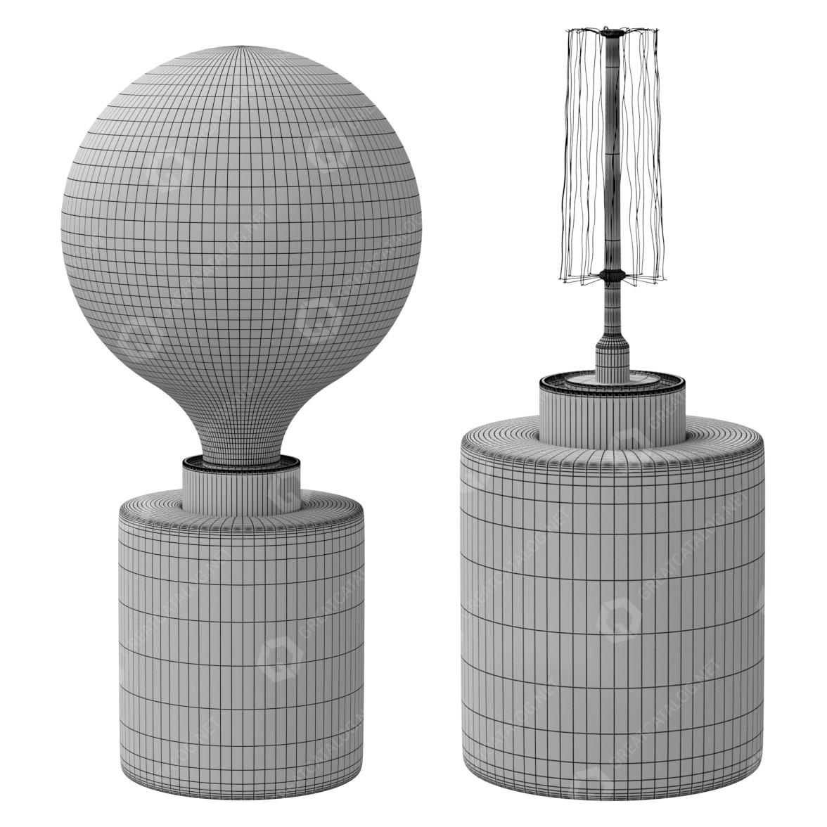 Table Lamp IKEA Markfrost 3D model - GreatCatalog 29944