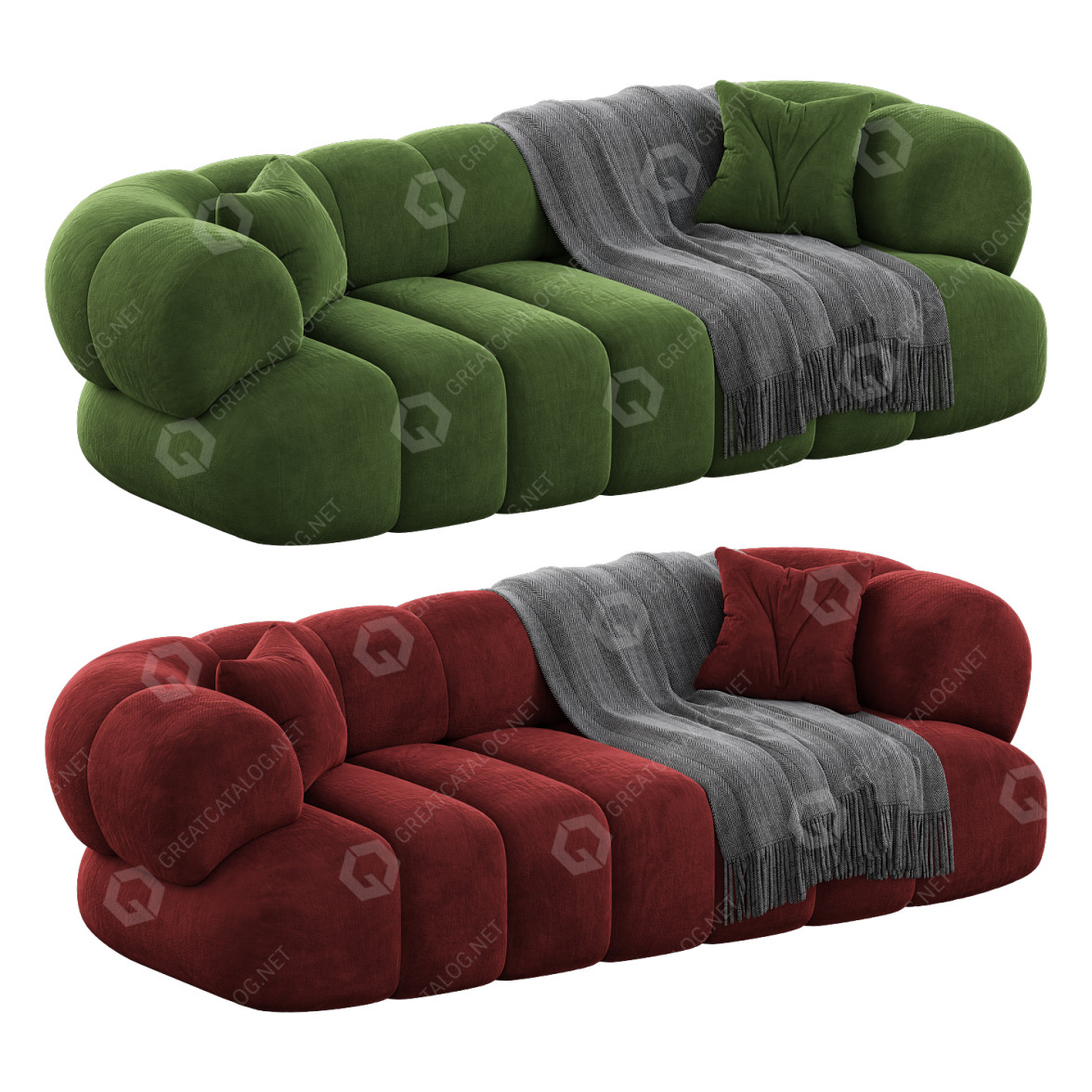 Sofa Roche Bobois Intermede 3D model - GreatCatalog 29960