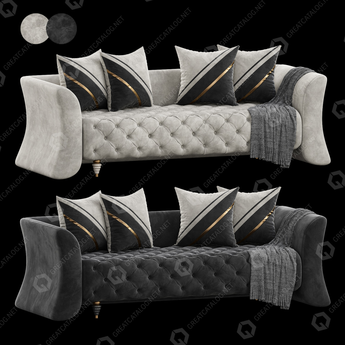 Sofa Venus Furniture Diamante 3D model - GreatCatalog 29993