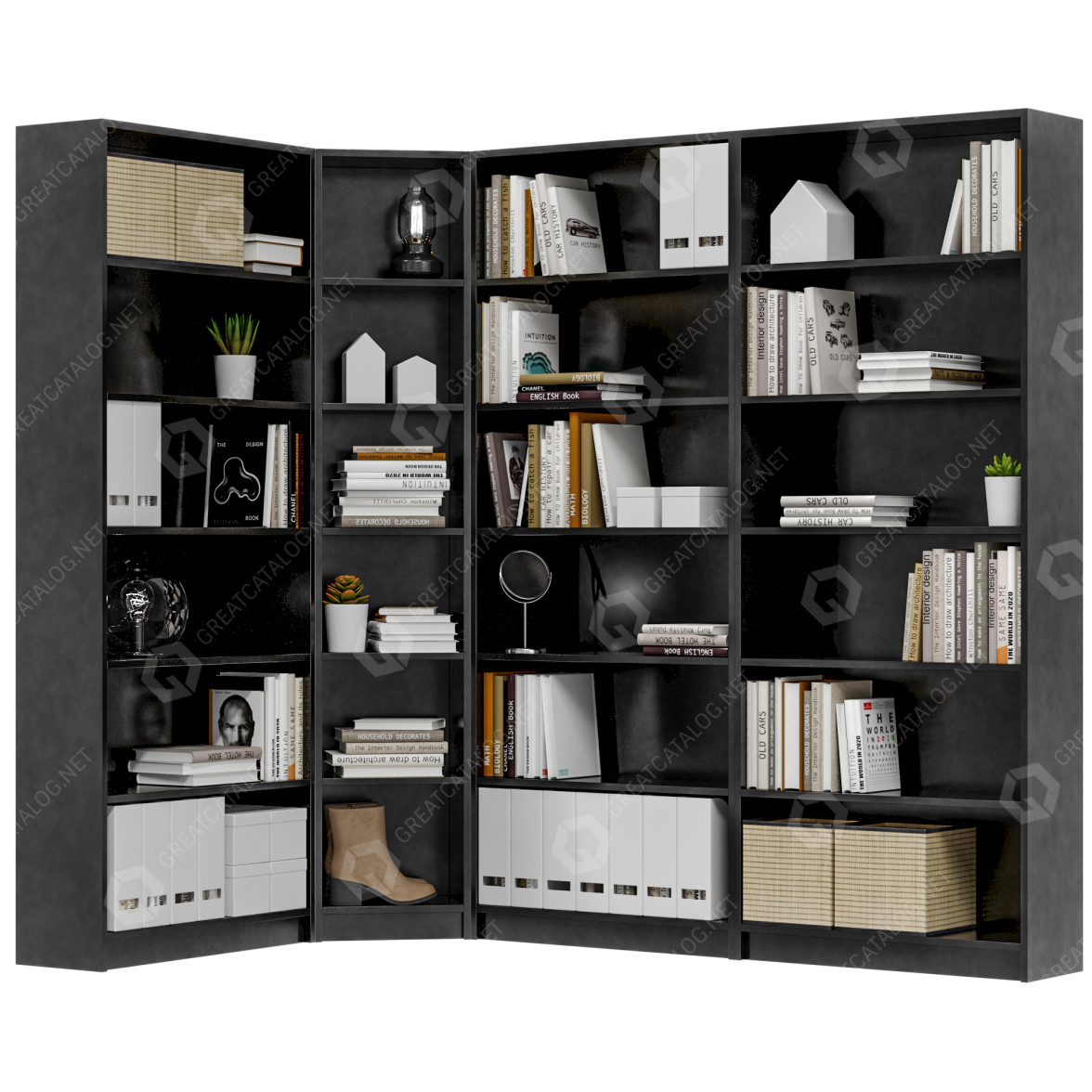 Rack IKEA Billy 3D model・Download 3D models・Great Catalog ...