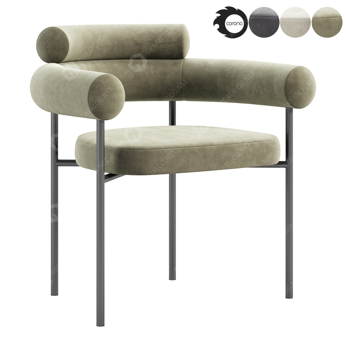 Chair Nuevo Portia 3D model・Download 3D models・Great Catalog ...