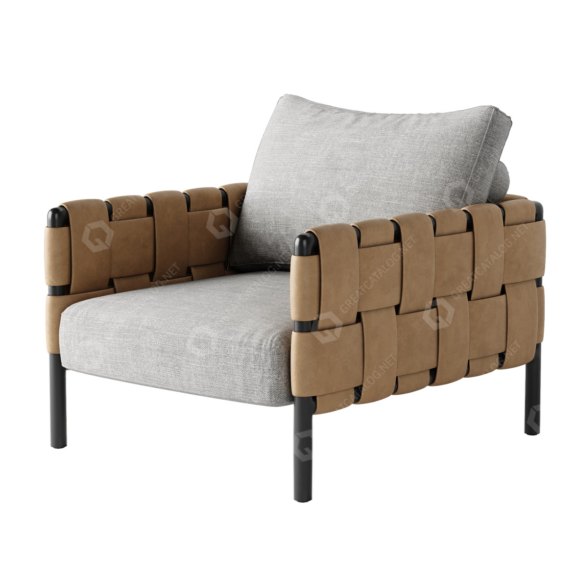 Armchair Turri Ratio 3D model - GreatCatalog 30427